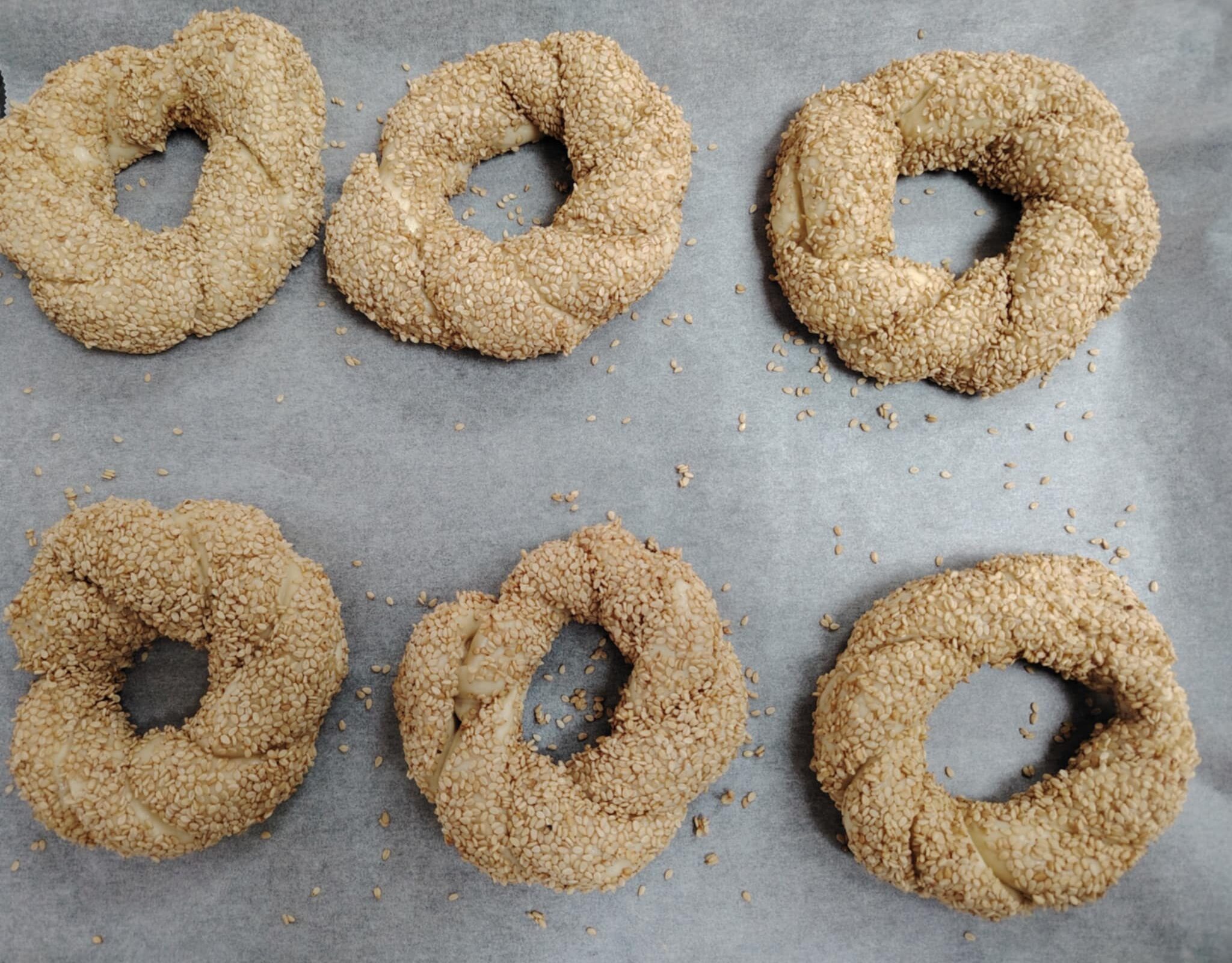 Turkish Simit Sesame Bread Rings - Inji's Kitchen
